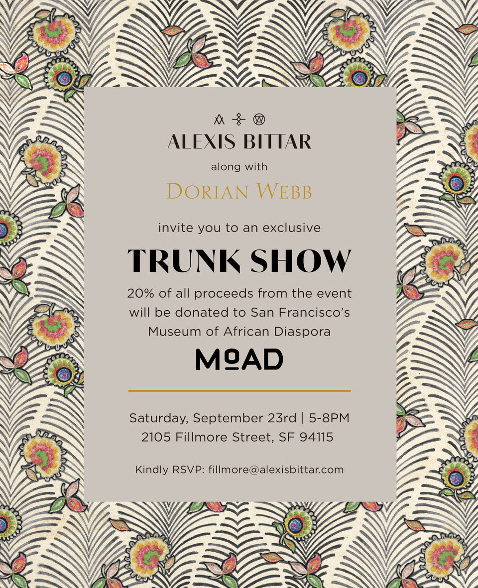 MOAD Trunk Show – Dorian Webb