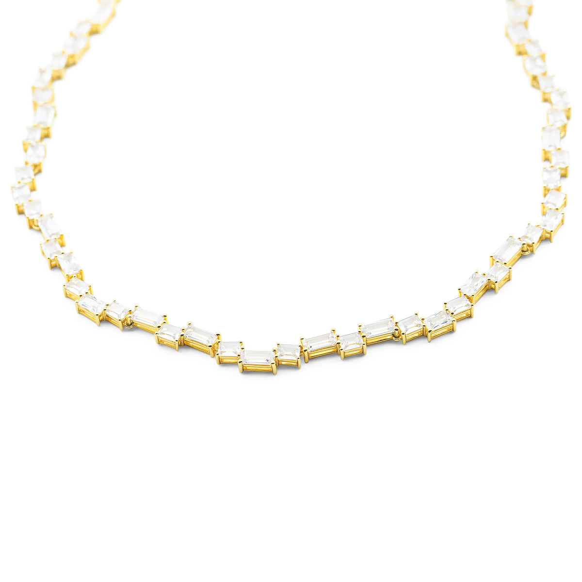 18k Baguette Diamond Choker – Dorian Webb