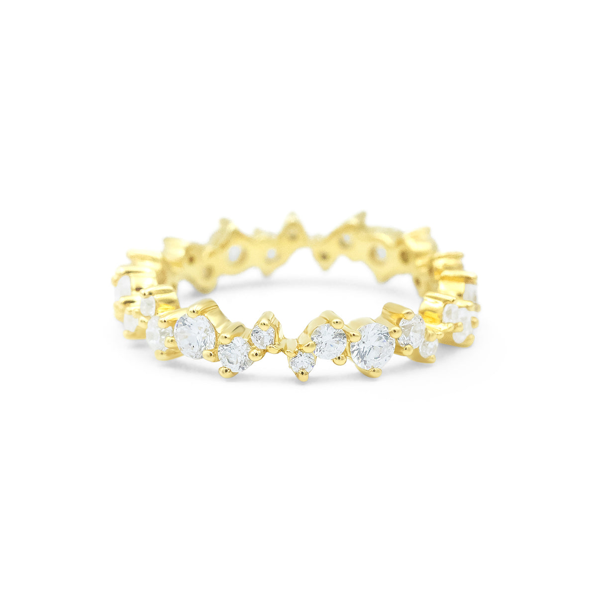18k Diamond Infinity DNA Band – Dorian Webb