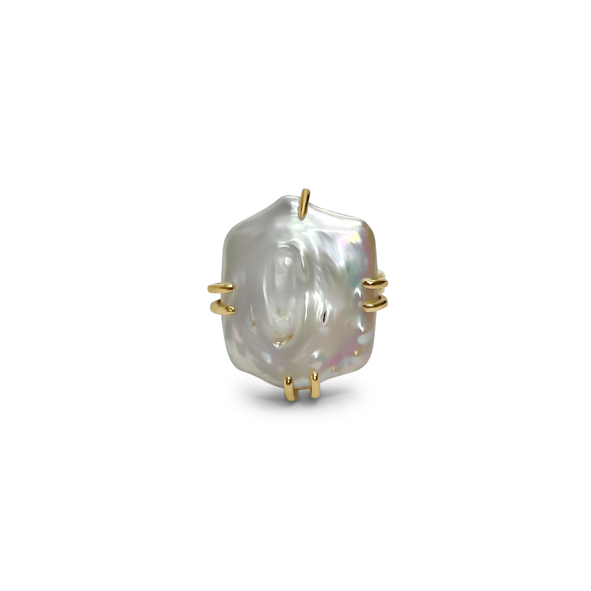 18k Gold Moment Ring in Pearl – Dorian Webb